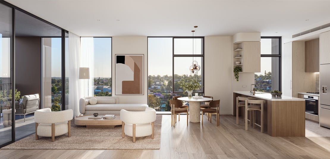 Melrose Central New Apartments at 33 Hope Street, Melrose Park ...