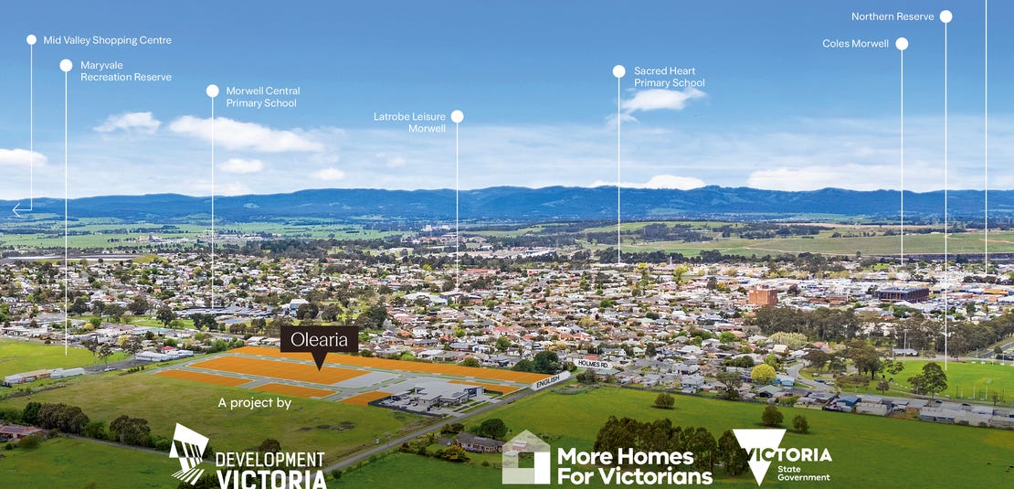Olearia Morwell – A project by Development Victoria Land Estate at 10 ...