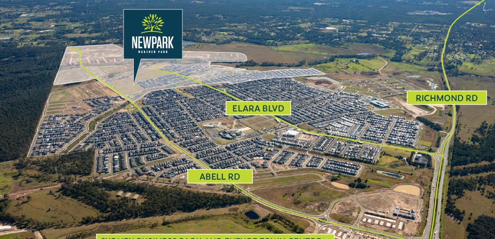 Newpark Land Estate at Corner of Elara Boulevard and Rosepark Drive ...