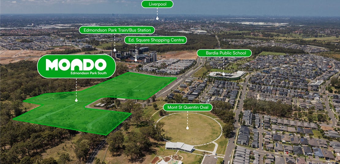 Mondo By Landcom Land Estate at Corner of MacDonald Road and Campbelltown Road Road, Edmondson ...
