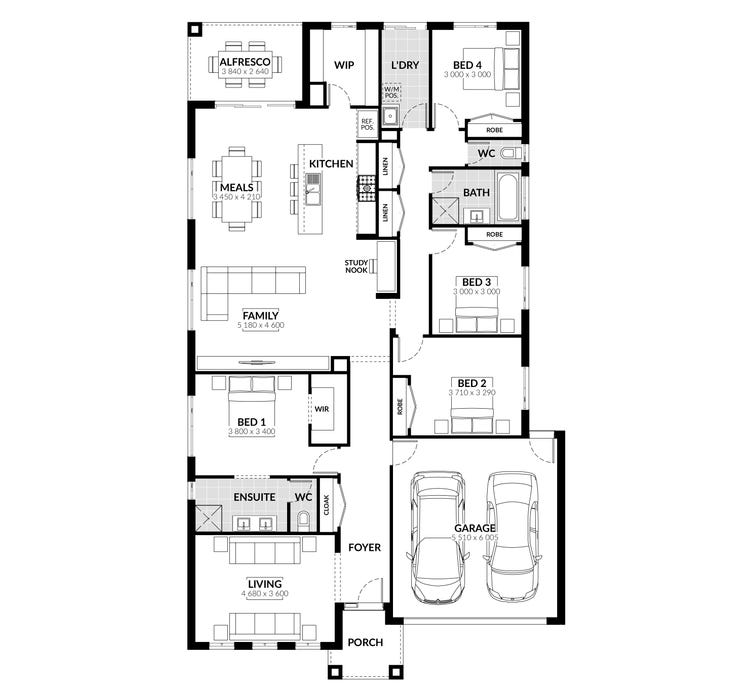 Belmore Home Design & House Plan by JG King Homes