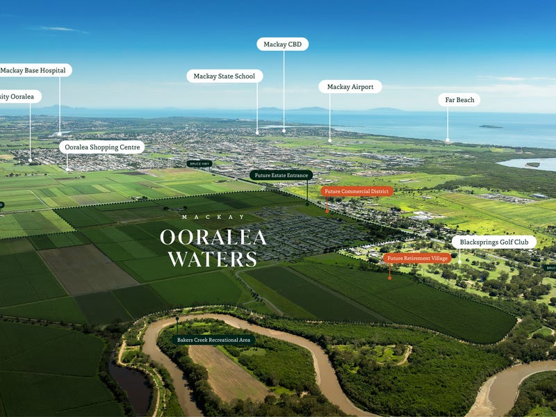 Ooralea Waters Land Estate at 22 Waters Boulevard, Bakers Creek ...