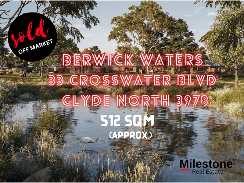 33 Crosswater Boulevard, Clyde North, VIC 3978 - realestate.com.au