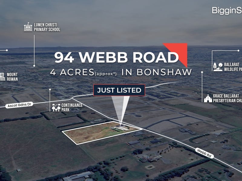 94 Webb Road, Bonshaw, Vic 3352 - House for Sale - realestate.com.au